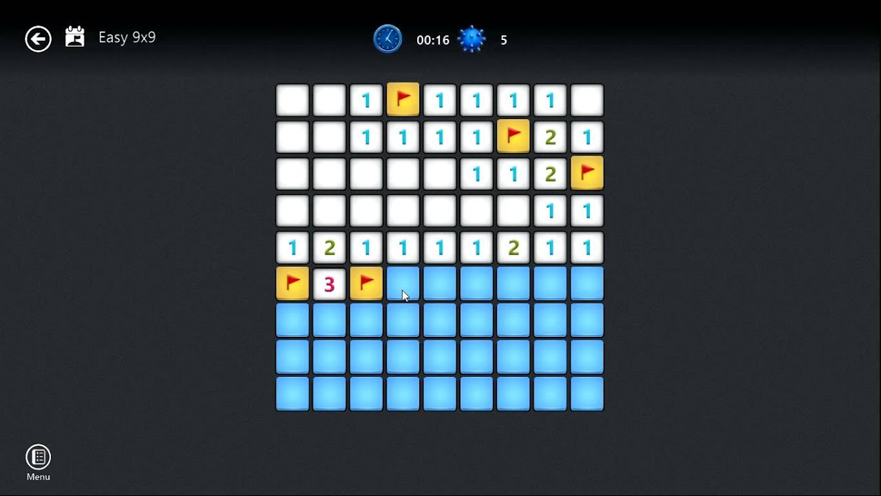 Winning on Minesweeper - YouTube