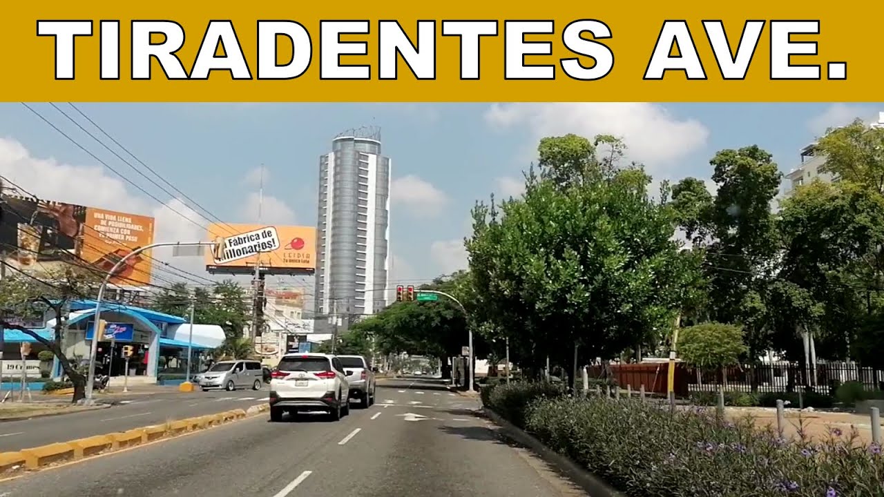 Full Tour: Tiradentes Avenue Santo Domingo, Dominican Republic - YouTube