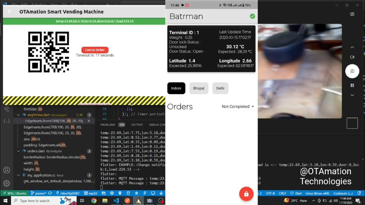 Vending machine project demo part 3 | vending machine using raspberry Pi| raspberry Pi project ...