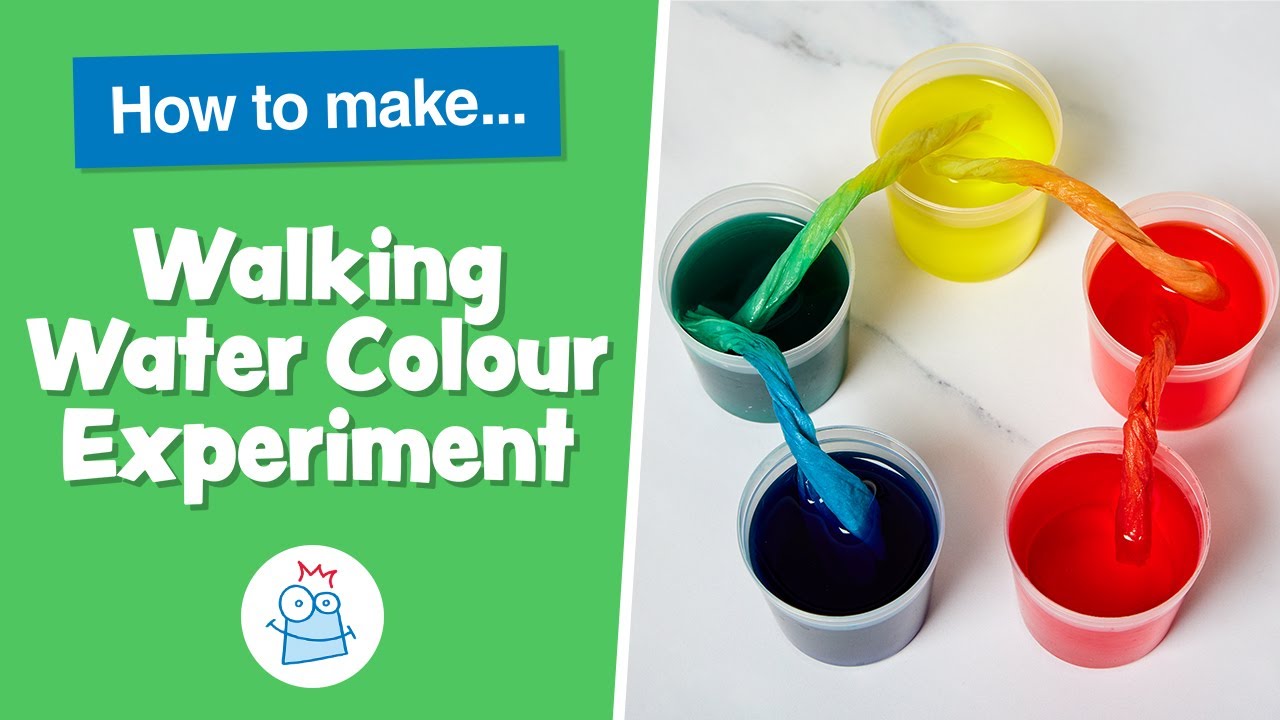 How To Make A Walking Water Colour Experiment | Baker Ross - YouTube