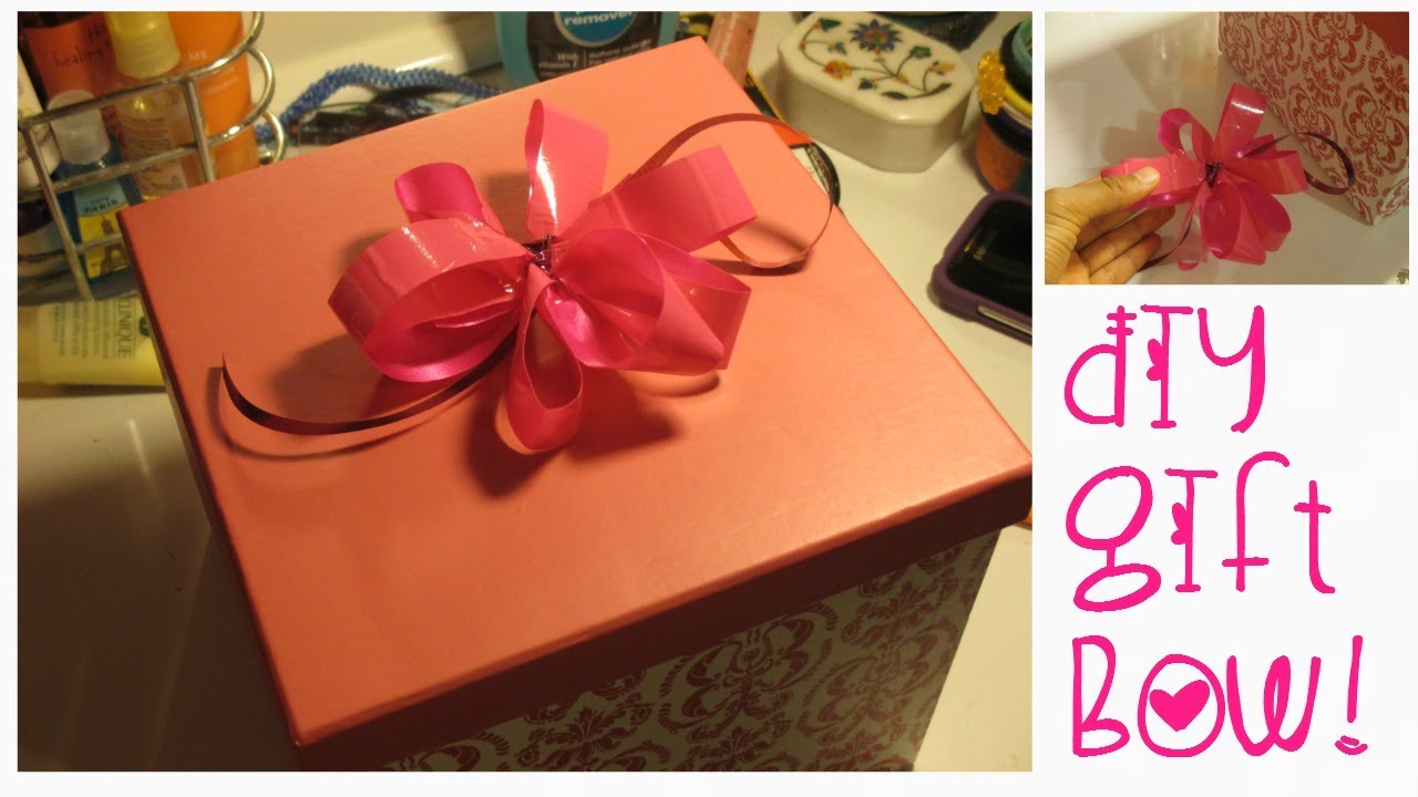 DIY Unique Gift Bow! - YouTube