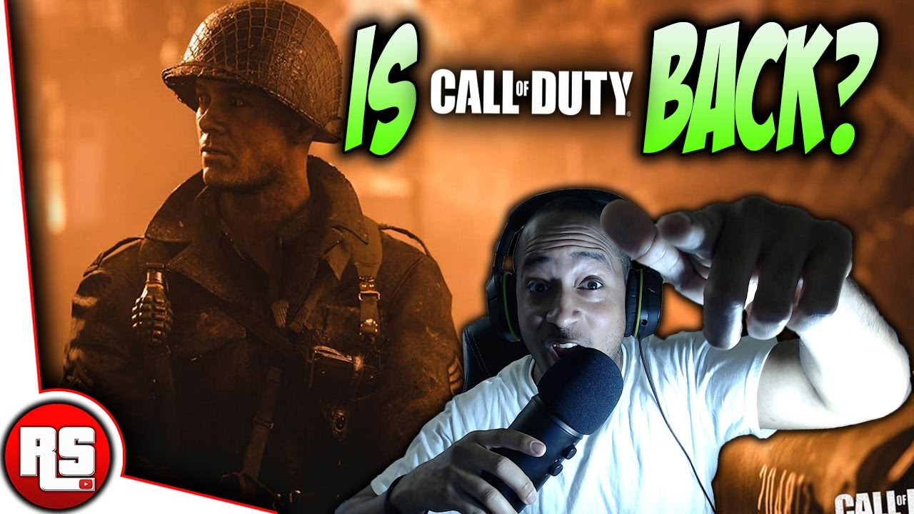 Call of Duty WW2 Official Trailer Reaction! (COD World War 2 Gameplay ...