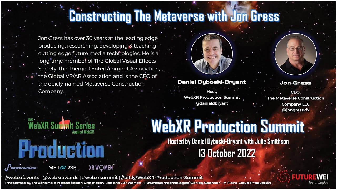 02 of 21 - Constructing The Metaverse with Jon Gress - WebXR Production ...