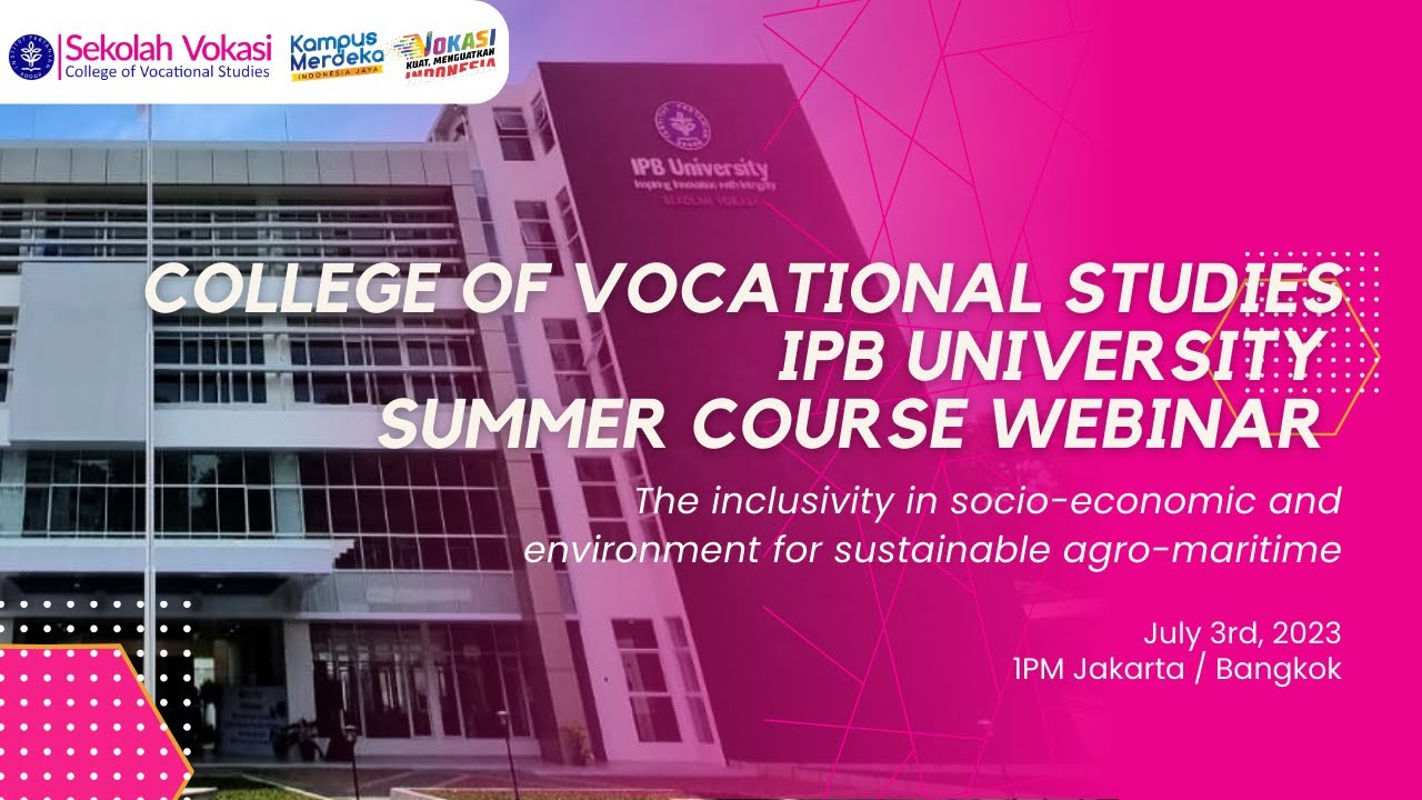 SV-IPB Summer Course Opening Webinar 2023 - YouTube