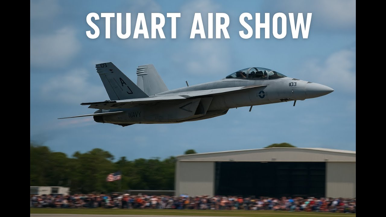 McDonnell Douglas F/A-18 Super Hornet Demonstration at the Stuart Air ...