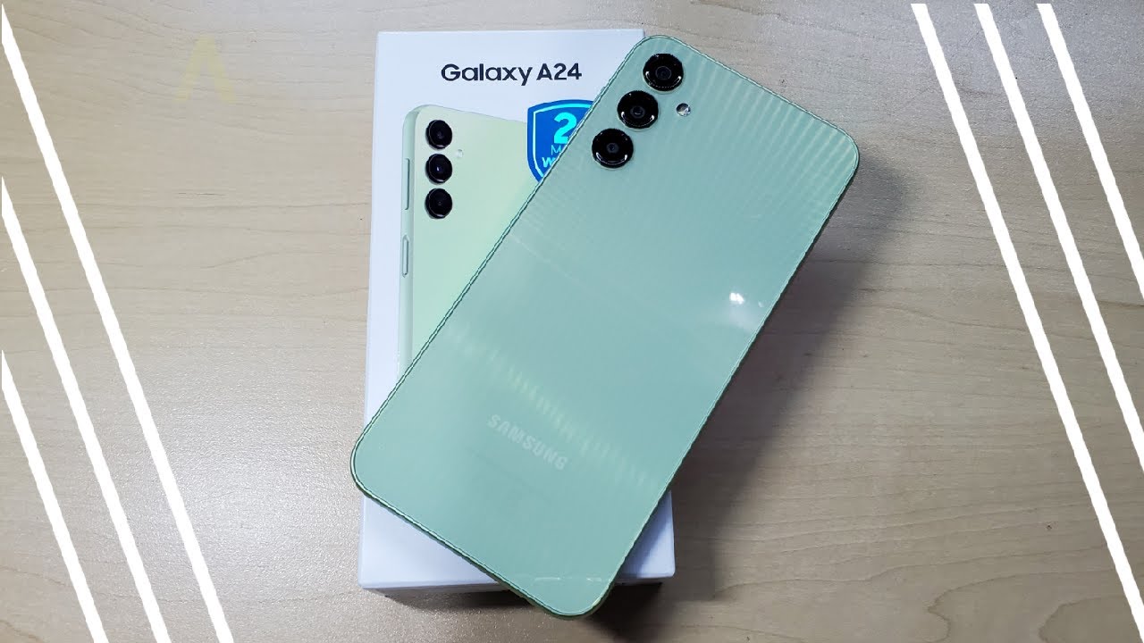 Samsung Galaxy A24 Aesthetic ASMR Unboxing 📦 - YouTube