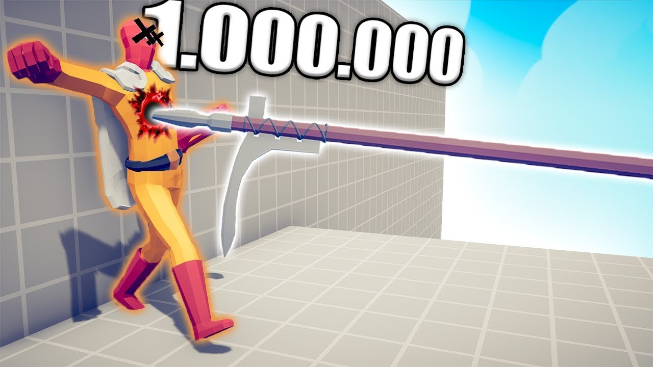 1.000.000 DAMAGE HALBERD 1 vs 1 TOURNAMENT - TABS | Totally Accurate ...