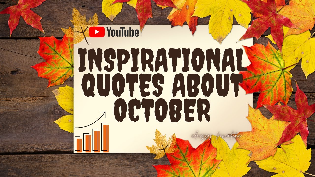 Inspirational quotes and wishes about october// hello october 2020//Be ...