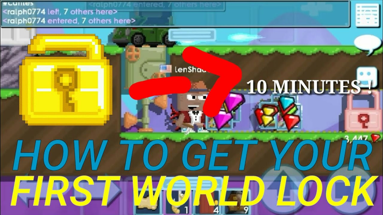 LEARN THIS ! HOW TO GET YOUR FIRST WORLD LOCK ! THIS IS MY FIRST VIDEO ...
