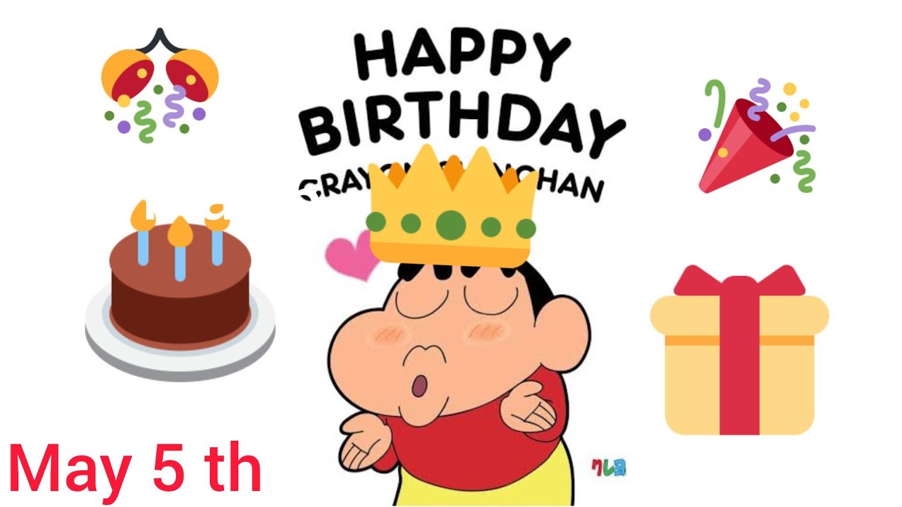 Happy Birthday shin-chan# how to draw shin Chan/shin-chan video ...
