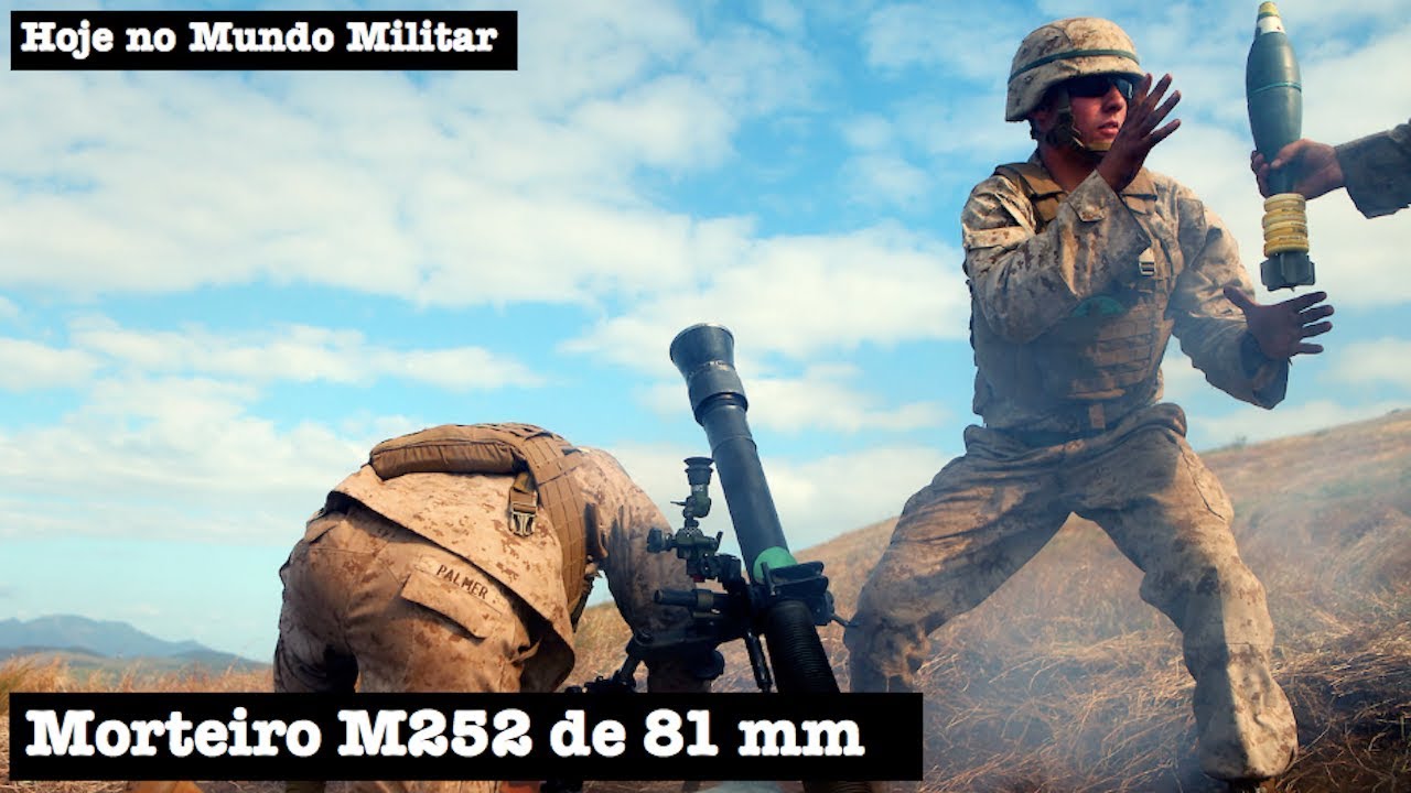 Morteiro M252 de 81 mm - YouTube