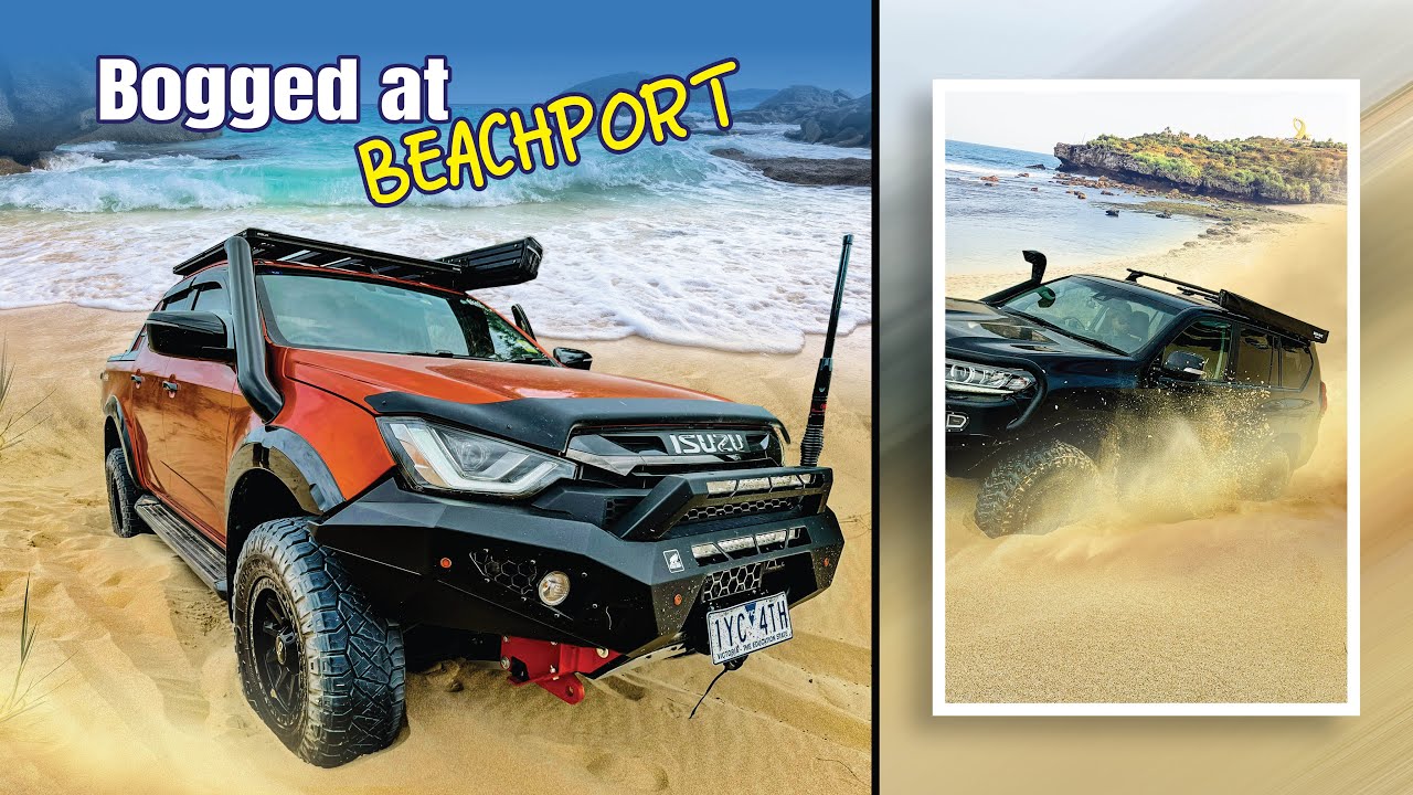 දකුනු ඕස්ට්‍රේලියාවේ වැලිකදු තරනය | BOGGED in Beachport | Sand 4X4 in ...