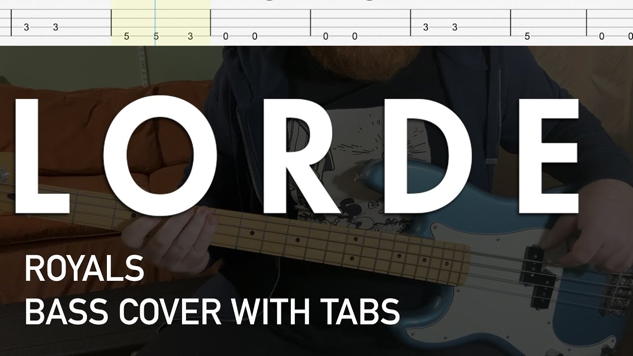 Lorde - Royals (Bass Cover with Tabs) - YouTube