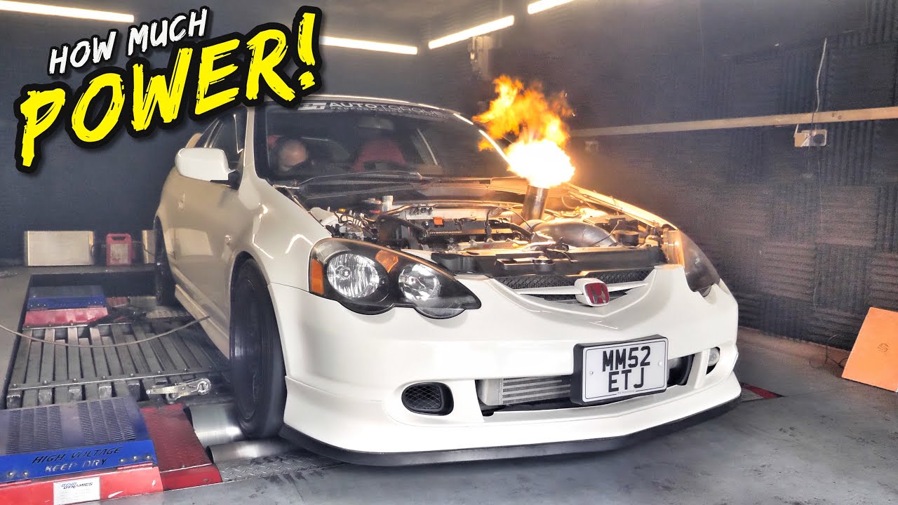 MAD ANTI LAG! ..MY CRAZY *AWD TURBO* DC5 TYPE R GETS TUNED - YouTube