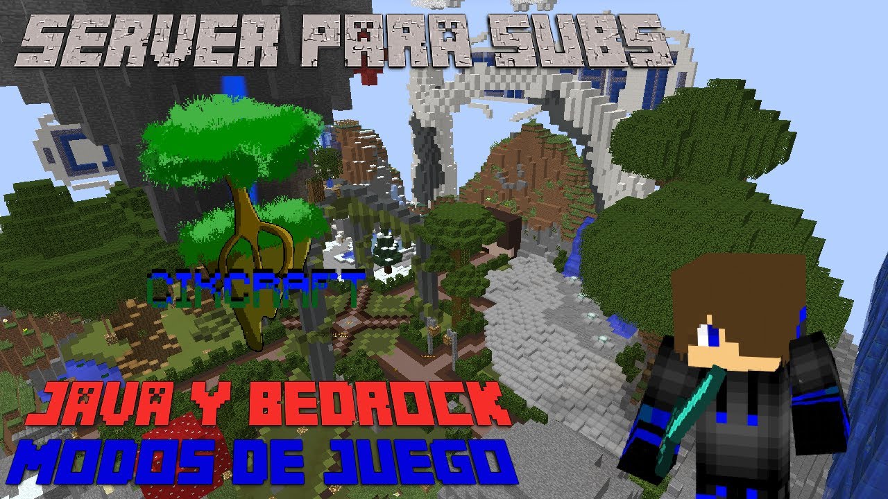 CIKCRAFT - MI SERVIDOR DE MINECRAFT PARA JAVA Y BEDROCK CON DISTINTOS MODOS DE JUEGO Y GRATIS ...