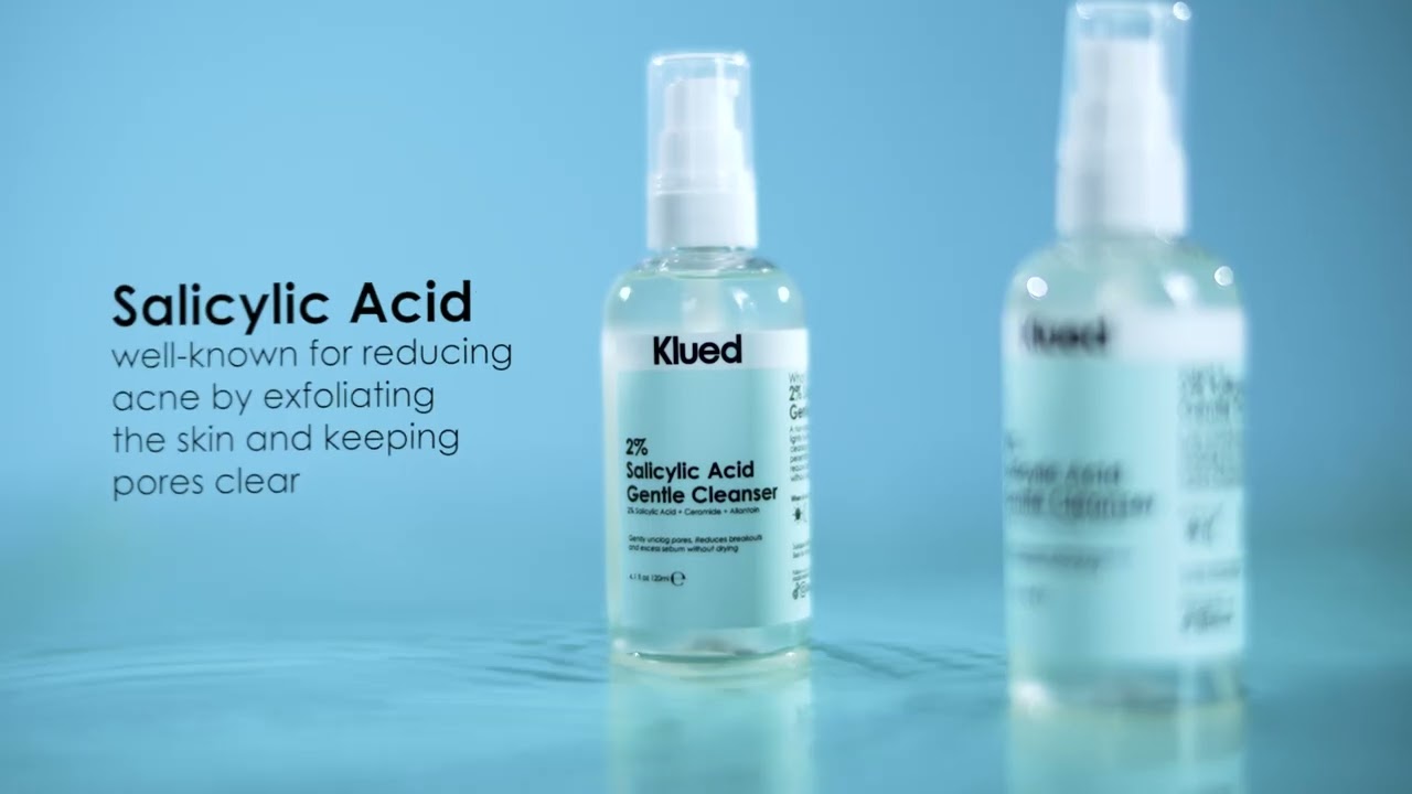 Klued - 2% Salicylic Acid Gentle Cleanser - YouTube