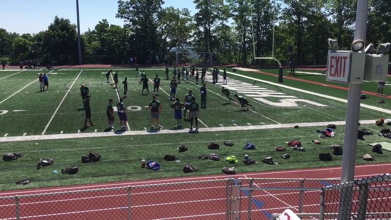 Robert Tatum Summer 2017 Wagner Football Camp- Lasalle HS - YouTube