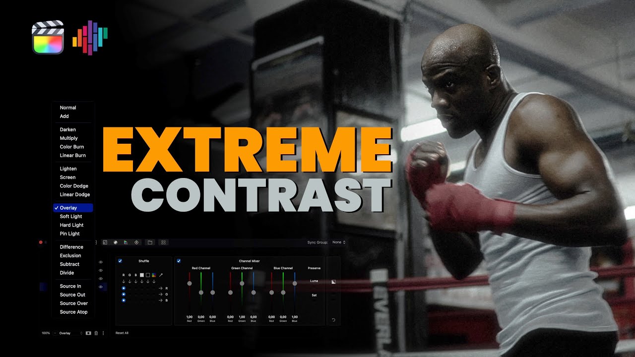 Bleach Bypass Effect with Color Finale 2 Pro (in Final Cut Pro) - YouTube