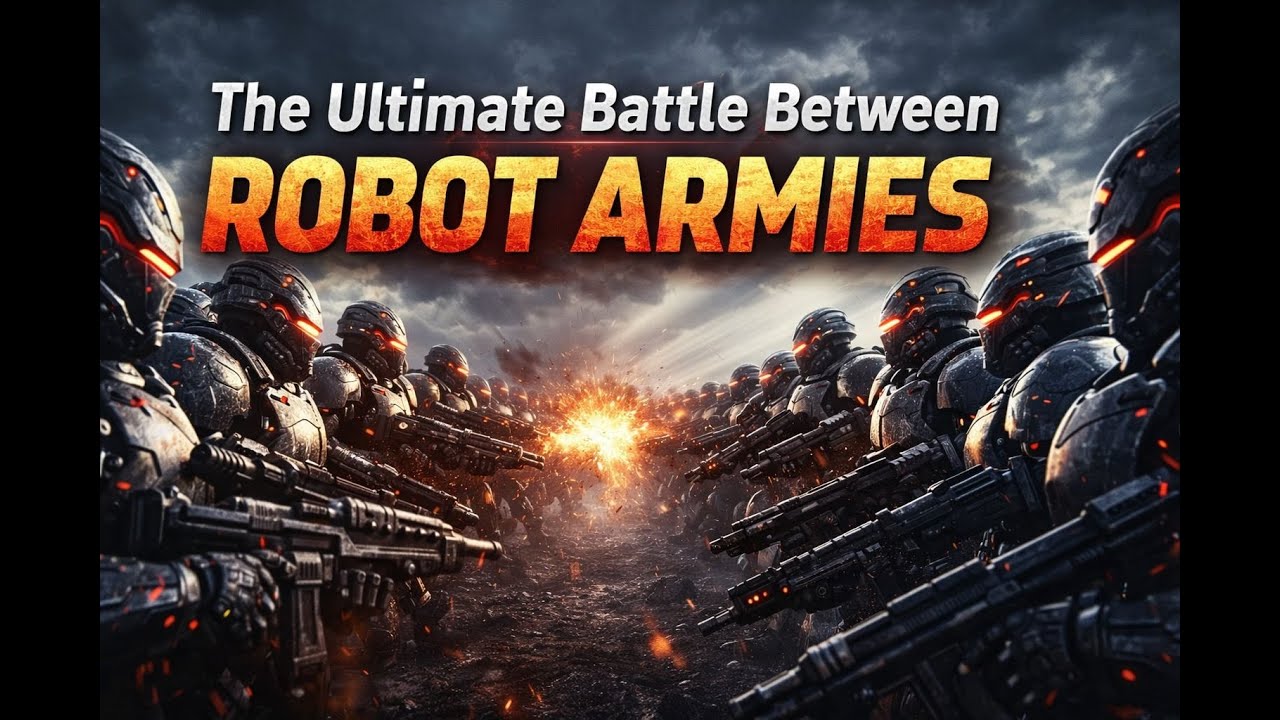 The Ultimate Battle Between Robot Armies | AI Action Movie - YouTube