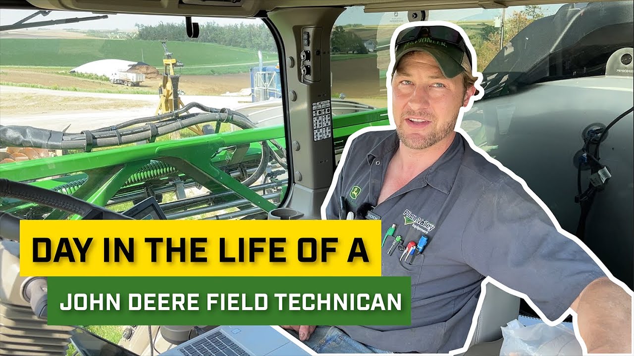 Day in the Life of a John Deere Field Technician - Jeremy Vanek - YouTube