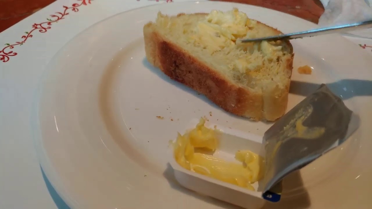 Eat plain bread with butter - YouTube