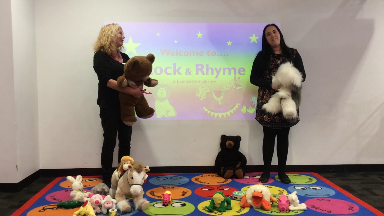 Launceston Library Rock and Rhyme with Ruby and Jessie - YouTube