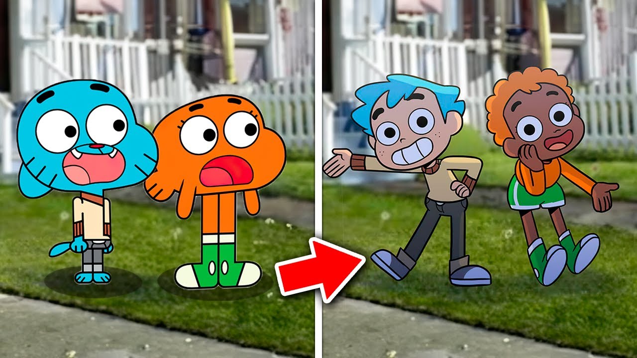 Cartoon Characters HUMAN VERSION! - YouTube