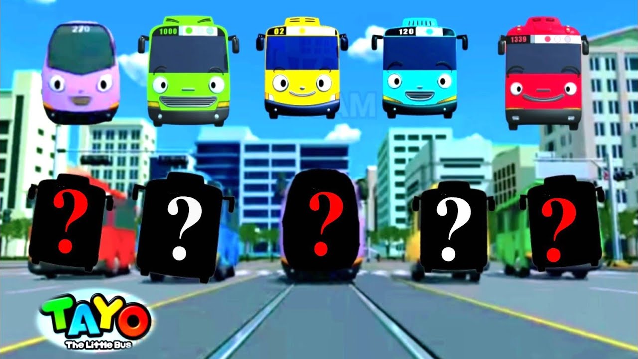 The Little bus, Tayo, Gani, Rogi, Lani,Tayo unggu,/ Bermain Tebak ...