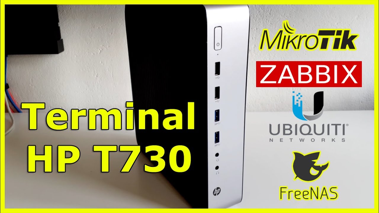 Terminal HP T730 mikrotik routeros pfsense zabbix - YouTube