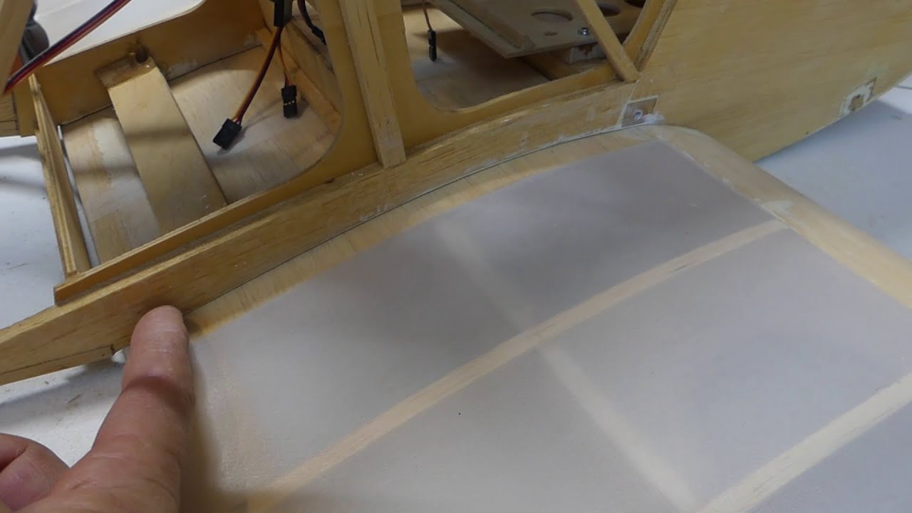 Balsa USA 1/4 Scale Fokker D.VII - Episode 44 - Final Fuselage Prep for ...