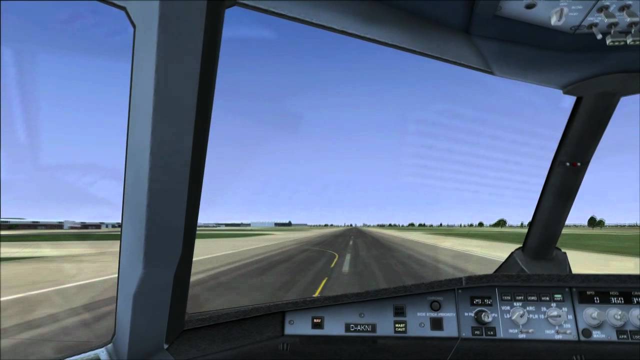 Fsx active camera landing - Airbus_A319(CFM) EZdok - YouTube