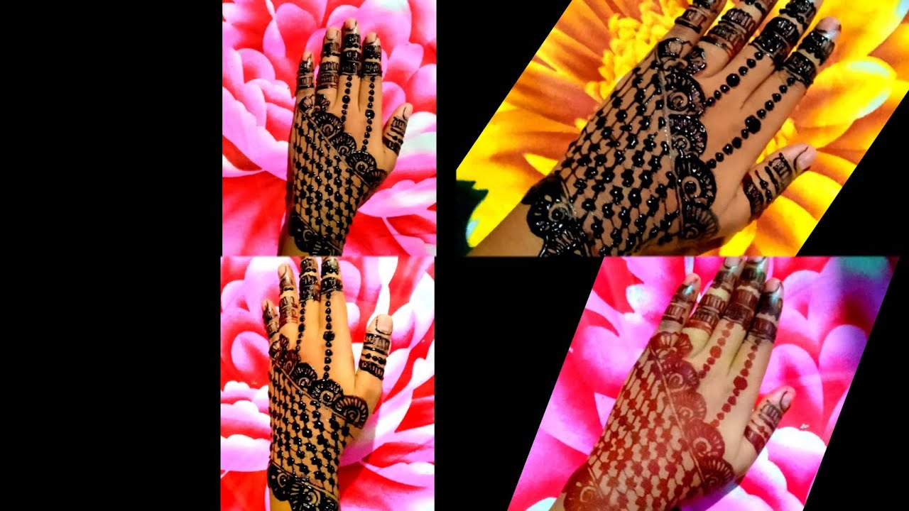 New & Unic Henna design 2023/New mehendi design back hand, Jhali ...