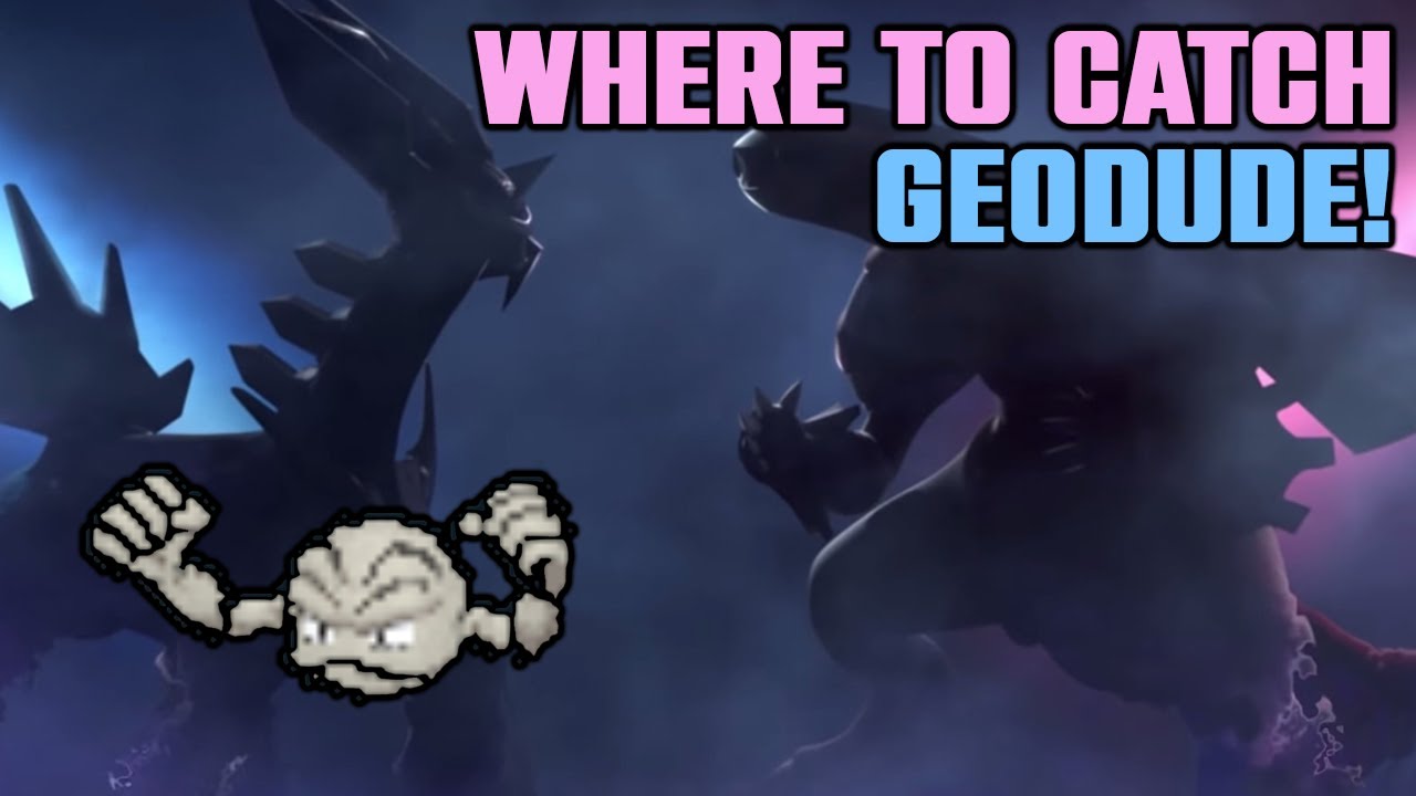 Where to Catch Geodude! - Pokemon Brilliant Diamond/Shining Pearl - YouTube