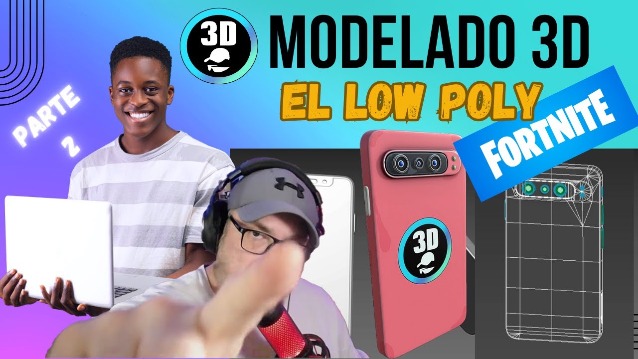 Modelado 3D de un iPhone para Fortnite - Videojuegos | Parte 2: Low ...