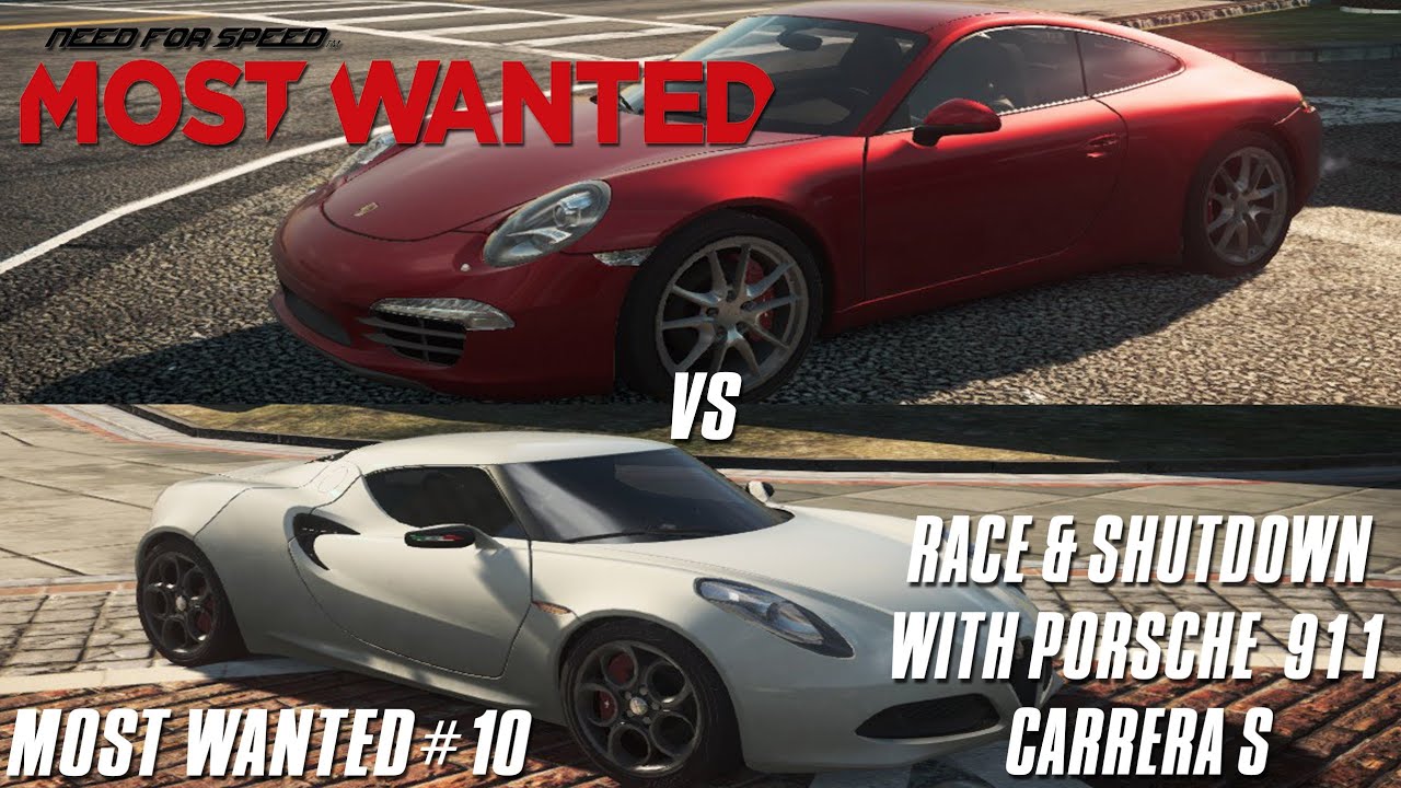 NFS Most Wanted 2012 Most Wanted #10 Race & Shutdown with Porsche 911 ...