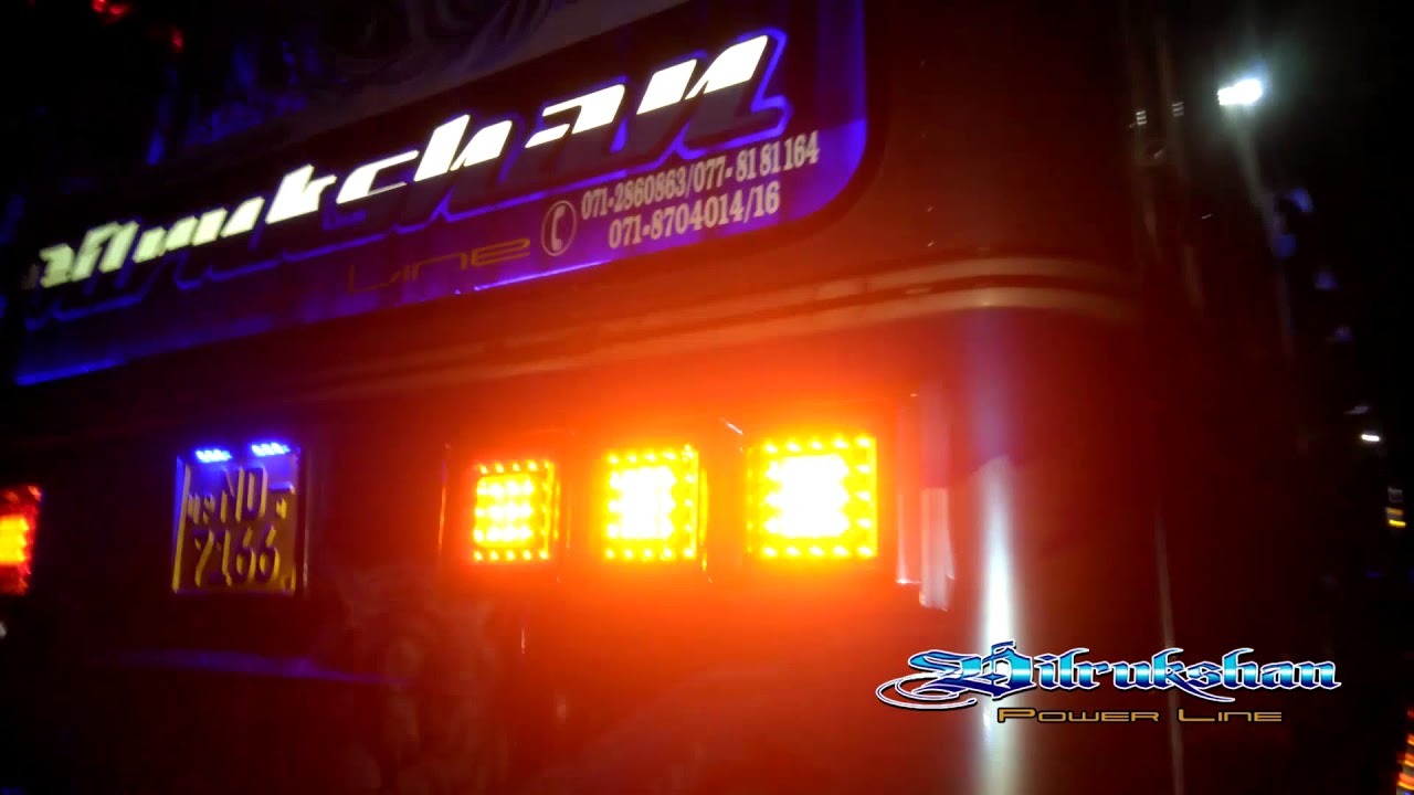 Jayakuru Art Kingdom Dilrukshan power line night mode sri lankan bus ...