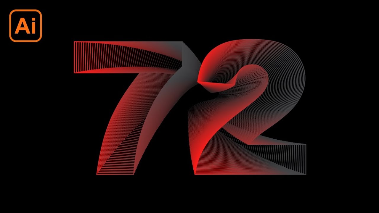 Do You Know How to Create 3D Numbers In Illustrator | Step By Step ...