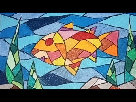 Tuturial Menggambar Mozaik Ikan | by pak Arya | - YouTube