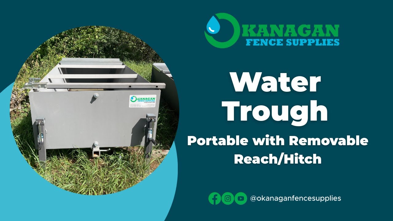400-Gallon Portable Metal Water Trough | Heavy-Duty Off-Grid Livestock ...