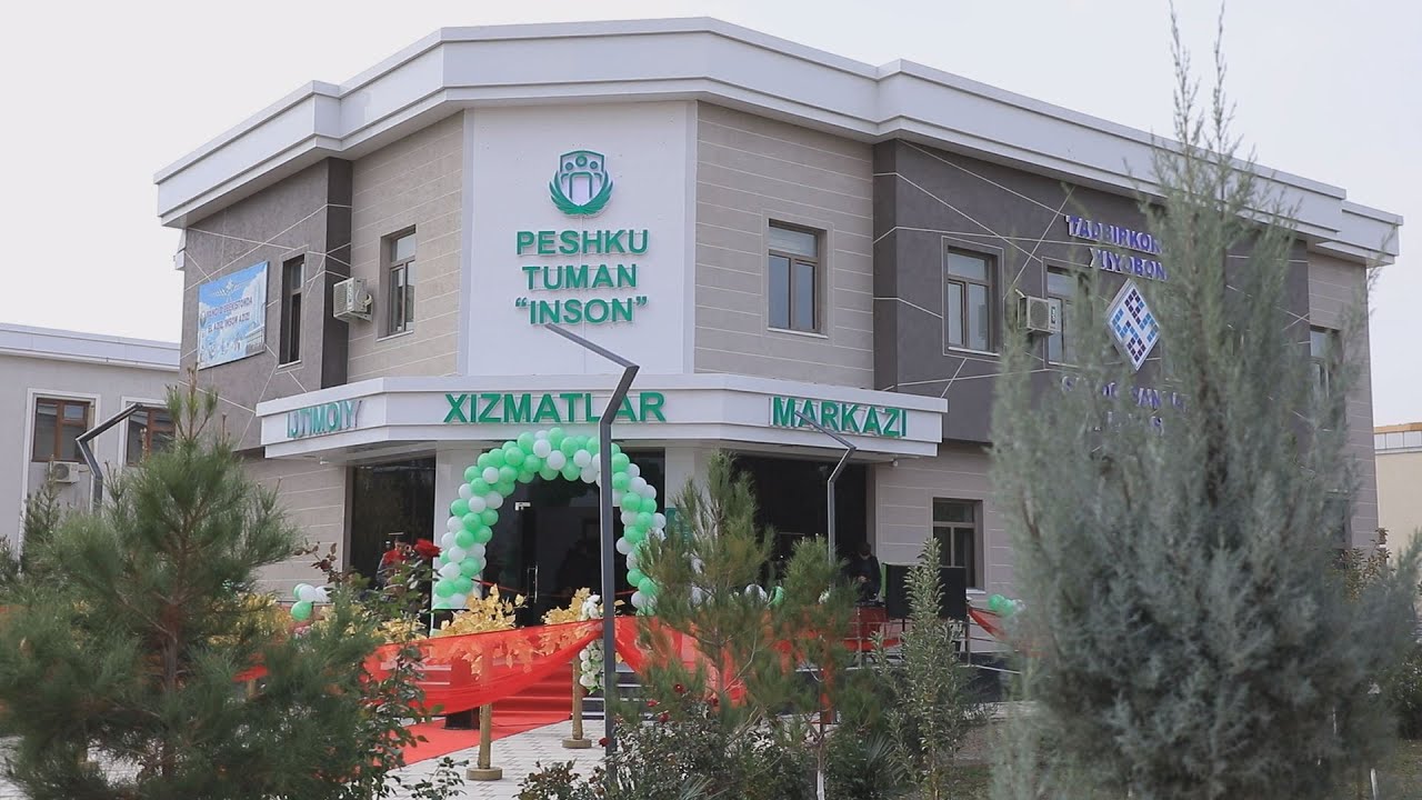 “Inson” ijtimoiy xizmatlar markazi foydalanishga topshirildi. - YouTube