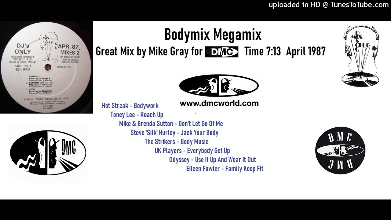 Bodymix Megamix (DMC Mix by Mike Gray April 1987) - YouTube