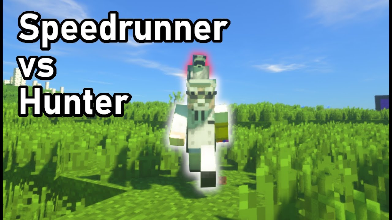 Minecraft Speedrunner vs Hunter. - YouTube