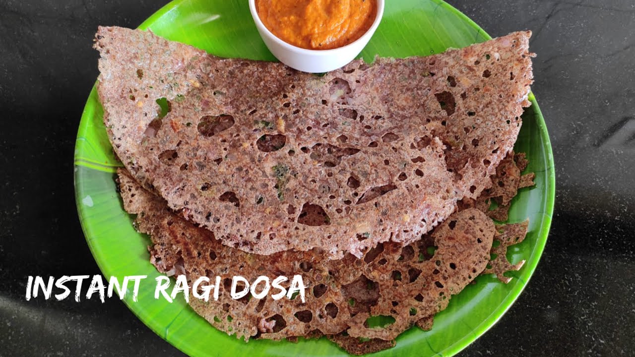 Healthy and Crispy Instant Ragi Dosa From Great Homemakers - YouTube