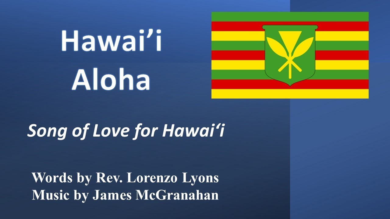 Hawaiʻi Aloha (Mele sung in Hawaiian by Kamehameha School students ...