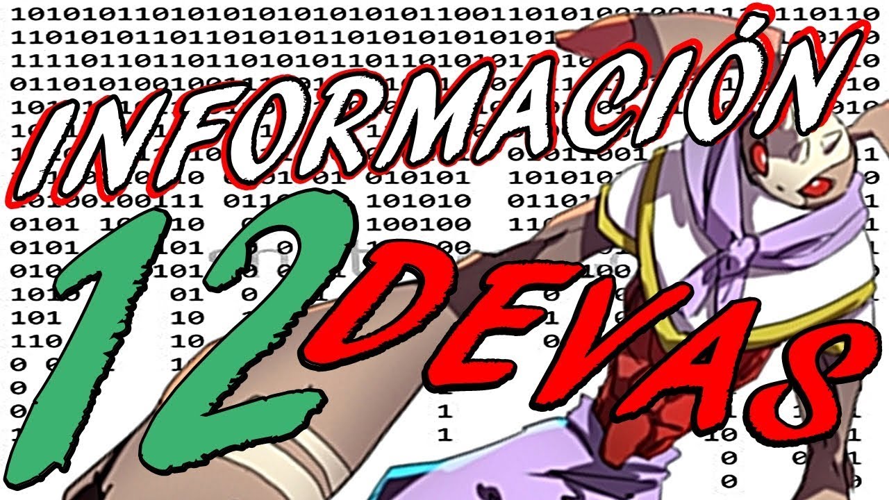 INFORMACIÓN sobre los 12 DEVAS DIGIMON - YouTube