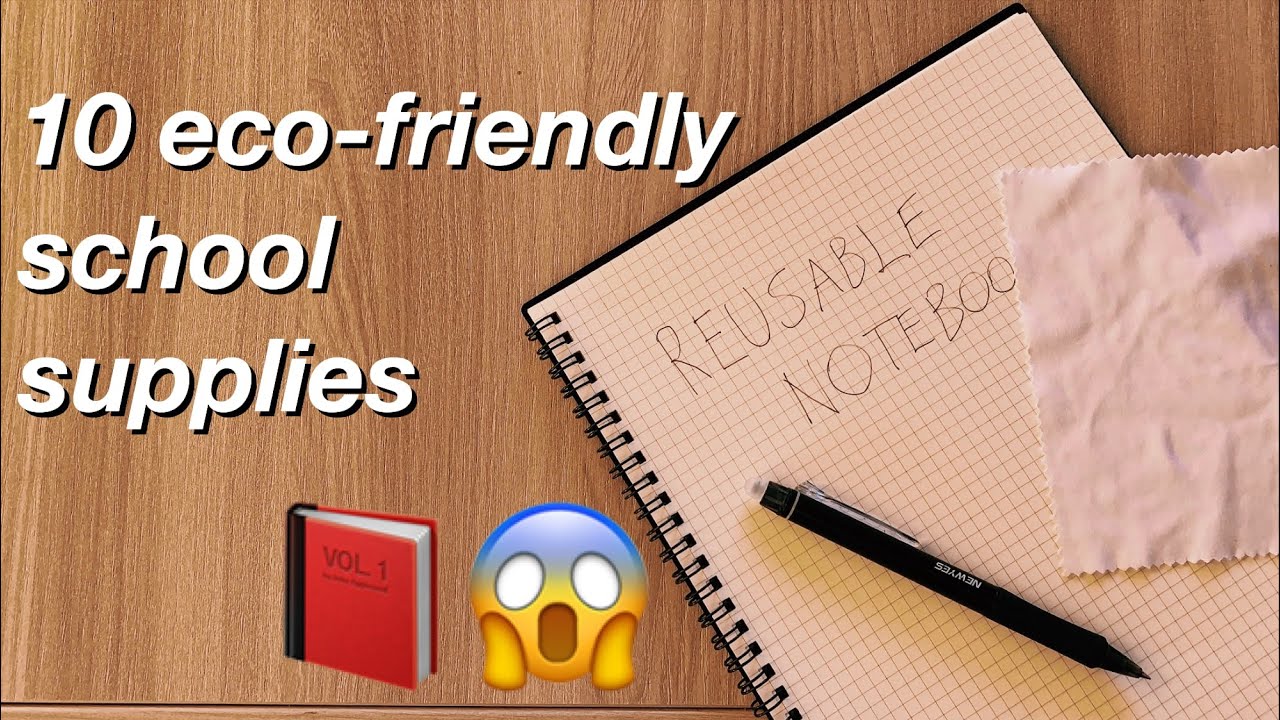10 eco-friendly school supplies | back to school - YouTube