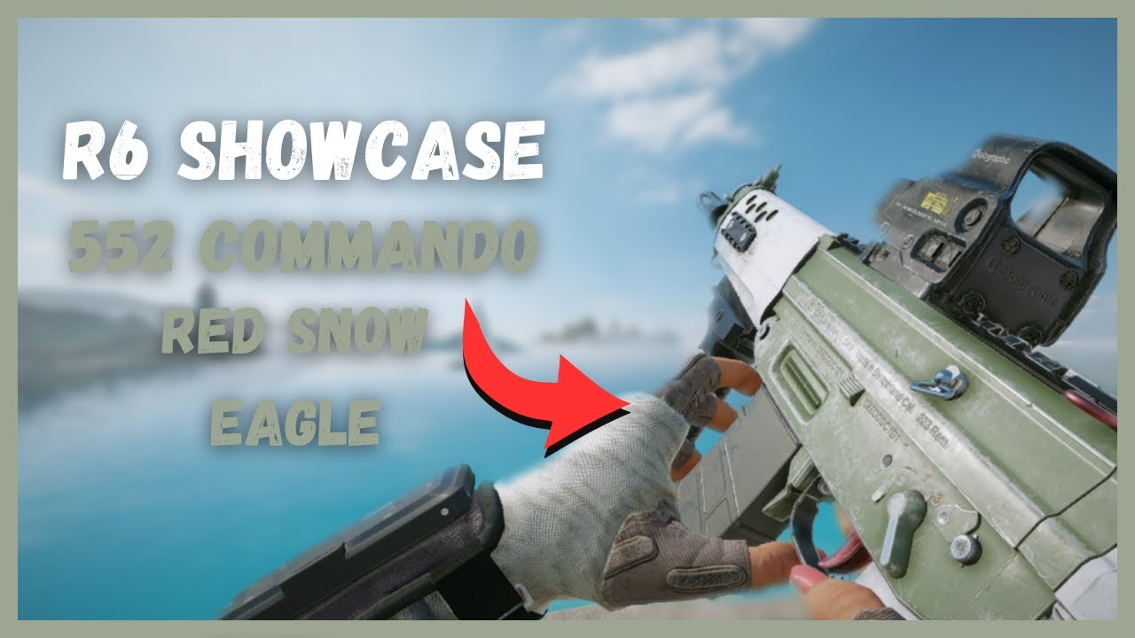 Rainbow Six Siege | 552 Commando | Red Snow Eagle | R6 Skin Showcase ...