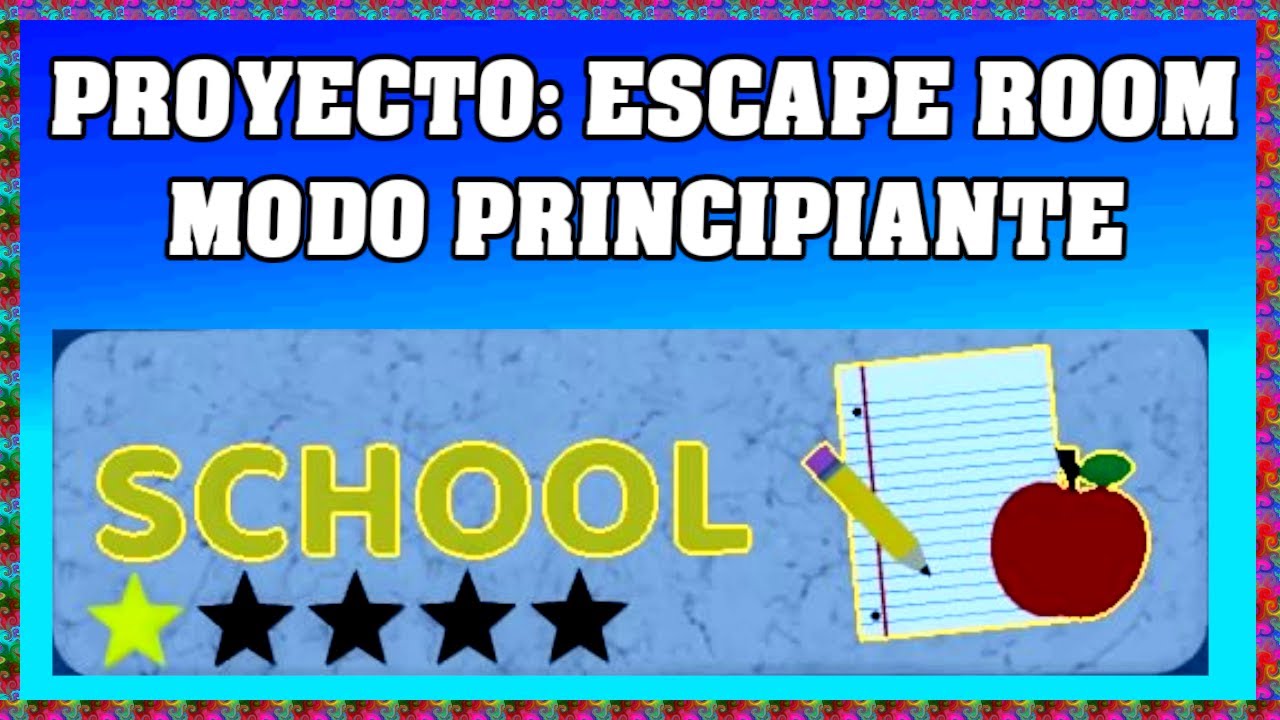 Roblox PROYECTO: ESCAPE ROOM SCHOOL [Guía Completa] [Modo Principiante ...