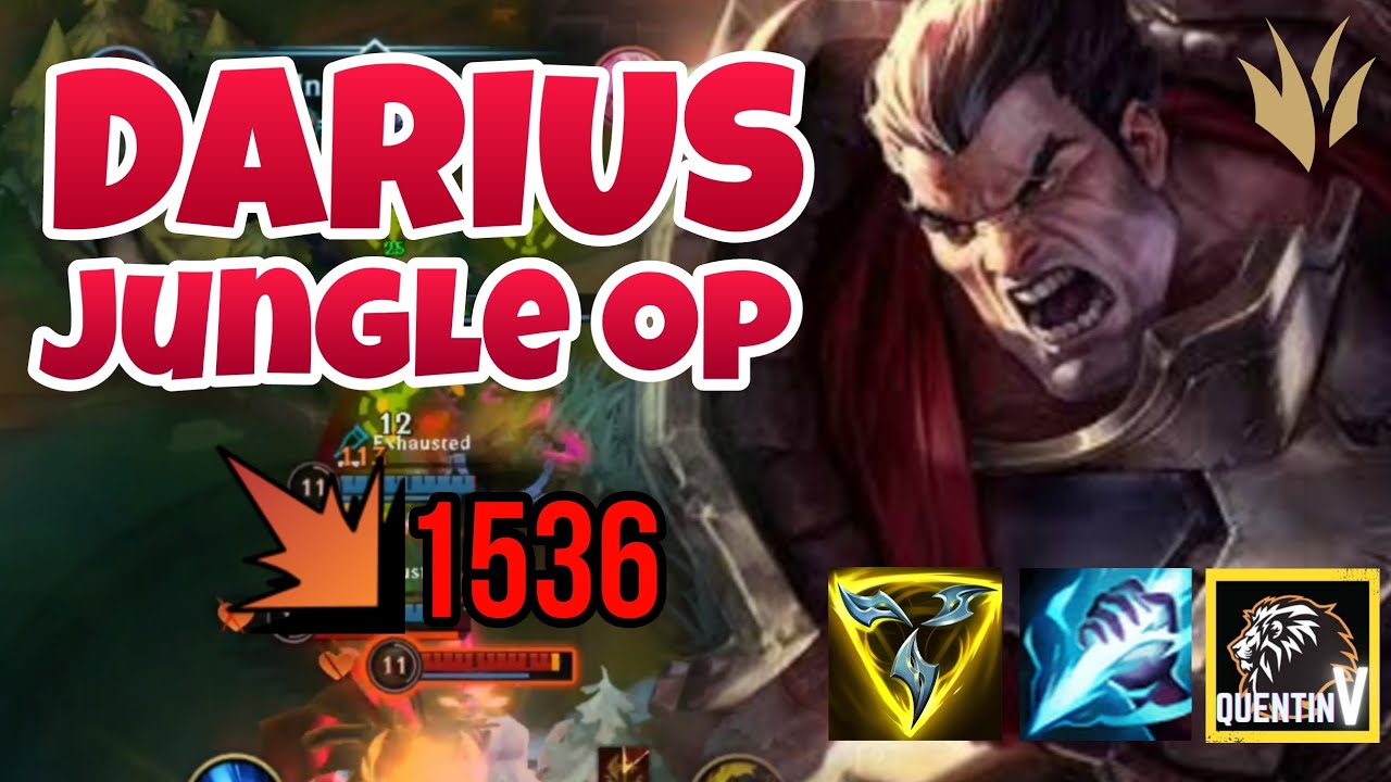 JUNGLE DARIUS HARD CARRY | WILDRIFT | TEXT COMMENTARY - YouTube
