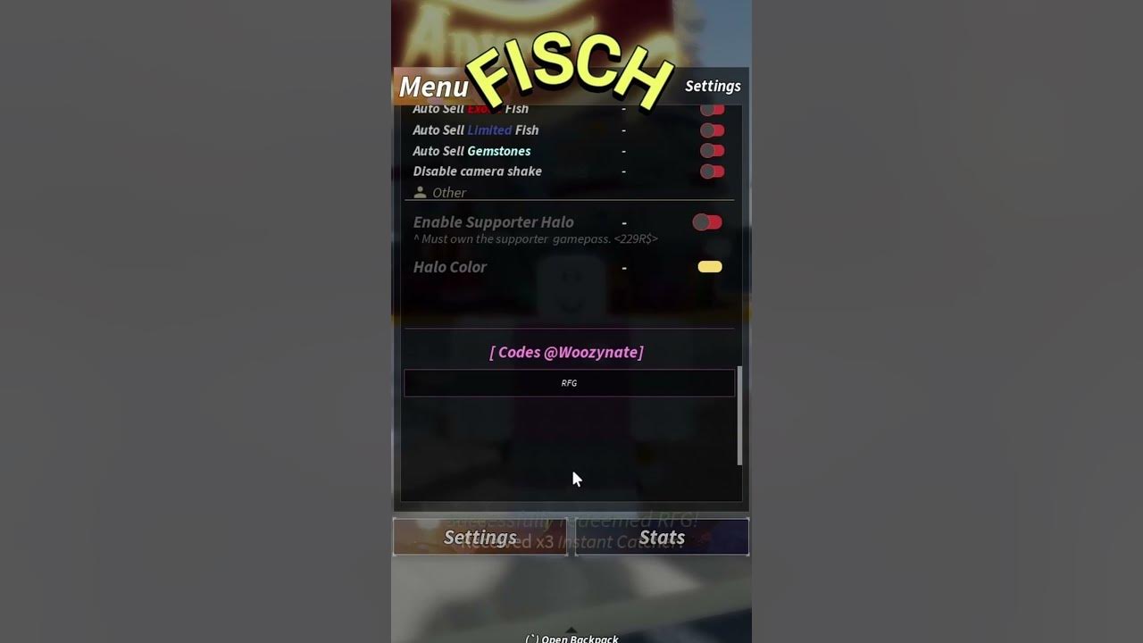 Roblox Fisch Codes December 2024 #fisch #Fischmas #roblox - YouTube